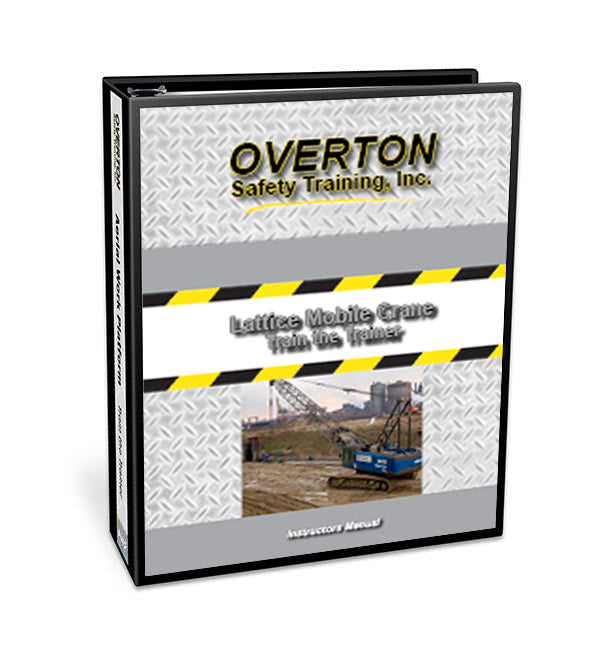 Lattice Mobile Crane Addendum Safety Training - Trainer Kit – Overton ...